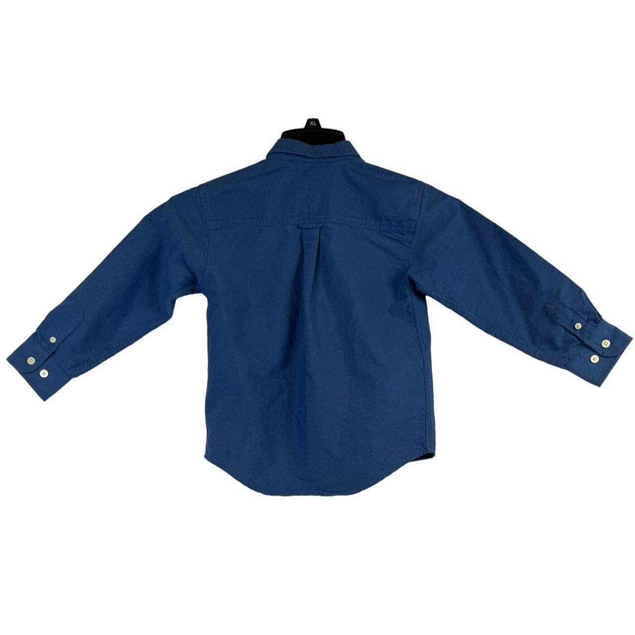 George boys long sleeve dress shirt, color blue,... - Depop