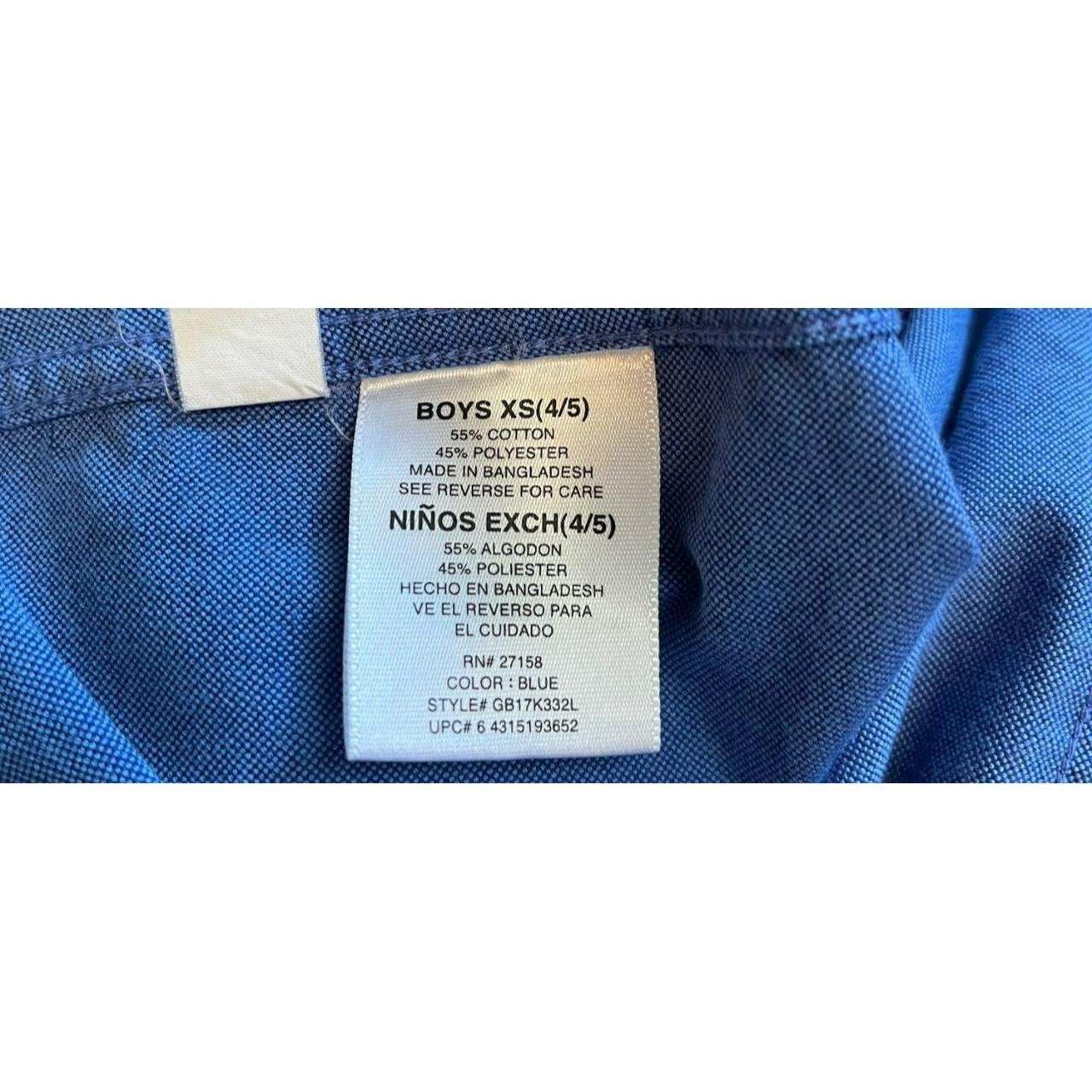 George boys long sleeve dress shirt, color blue,... - Depop