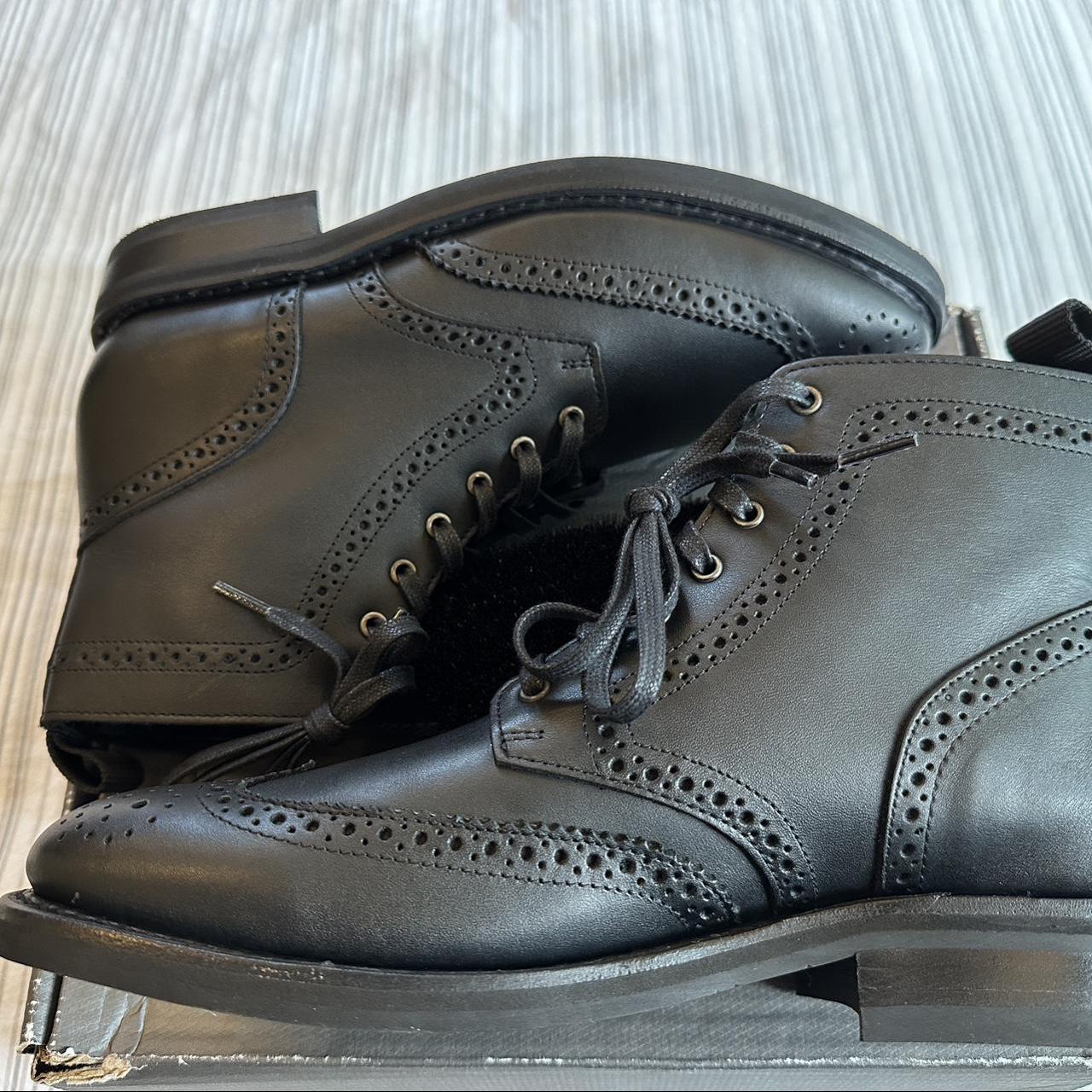 Thursday Boot Co Black Wingtip Boot Size 9 Brand... - Depop