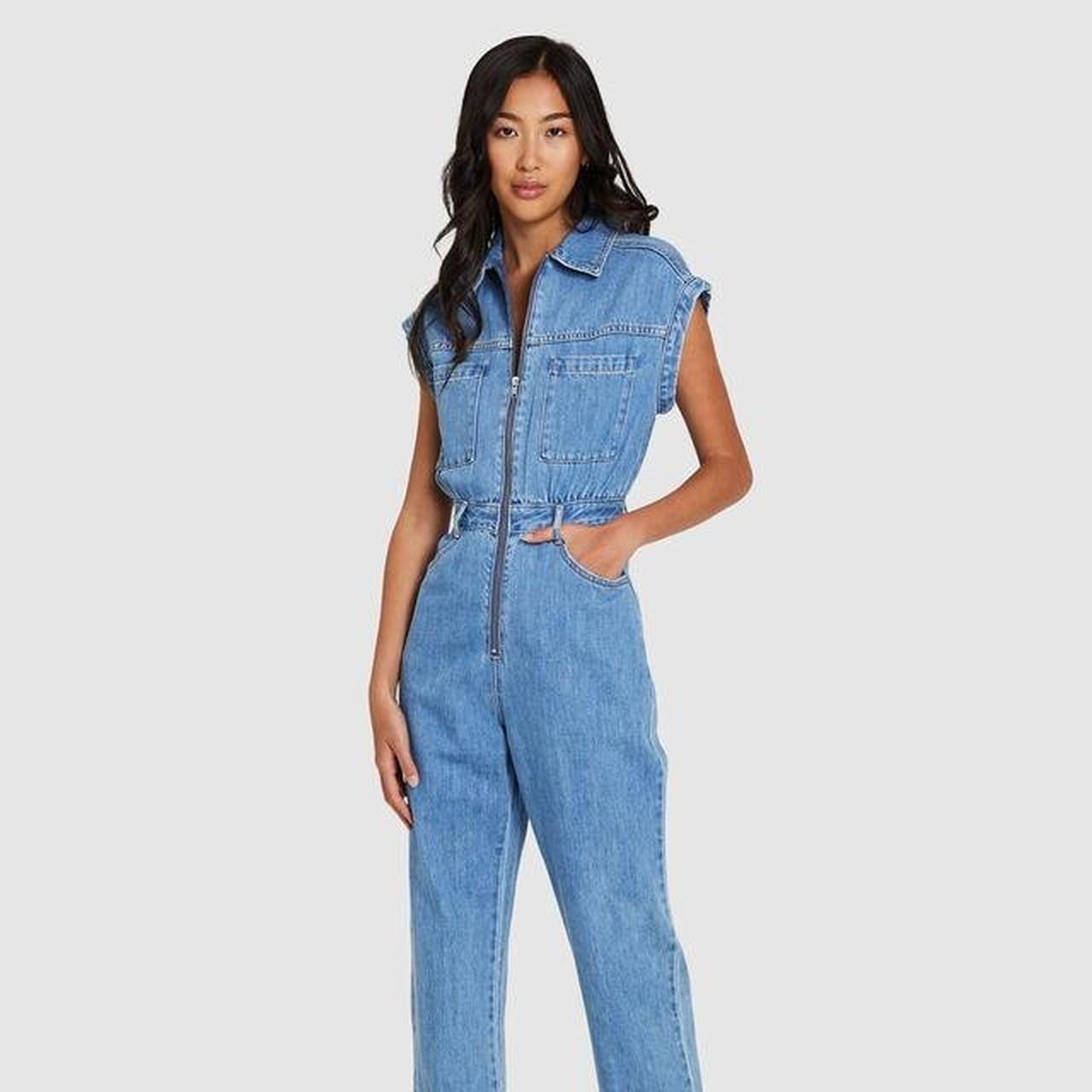 Insight denim boiler suit. Fit 10-12. - Depop