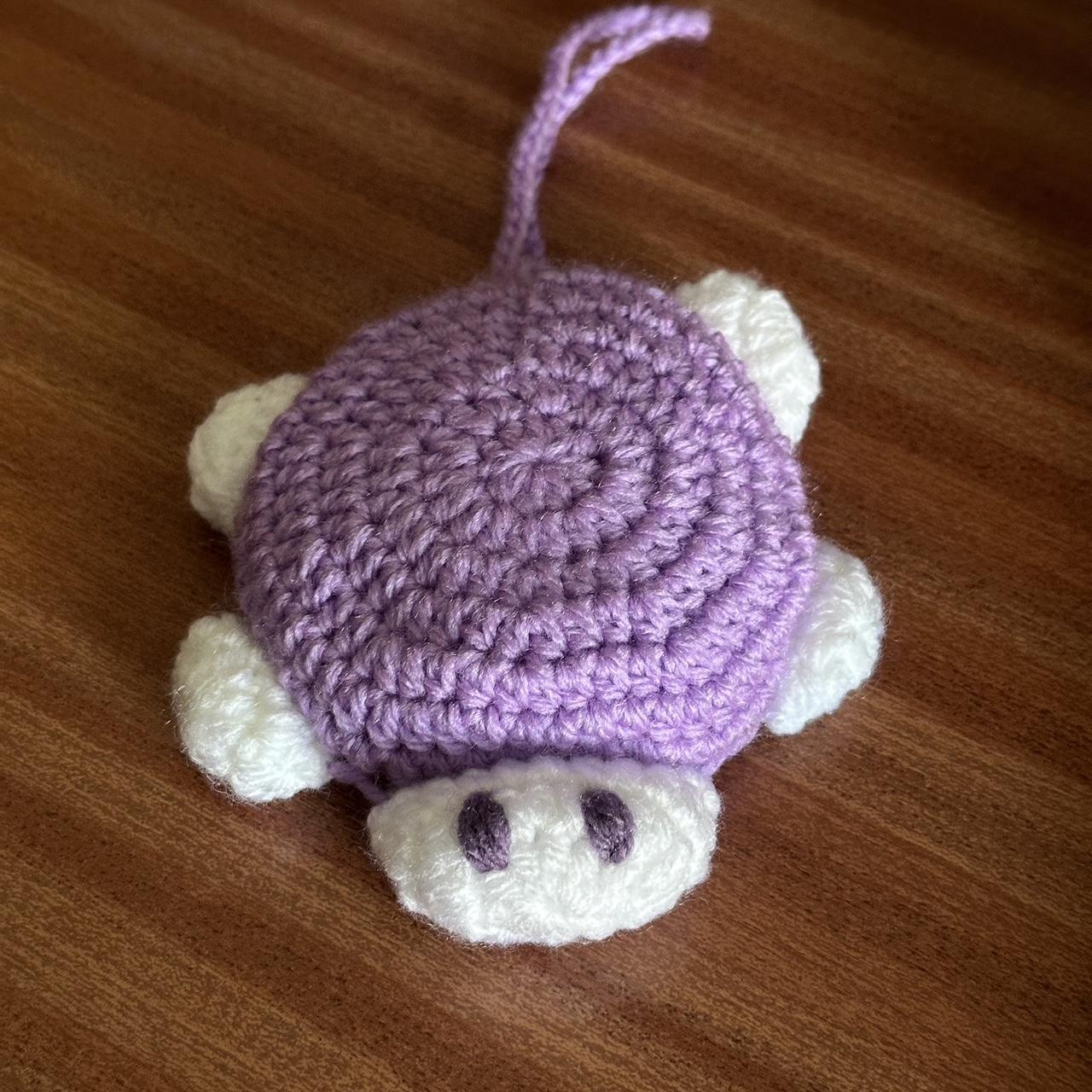 Small turtle crochet pouch, it can hold little... - Depop