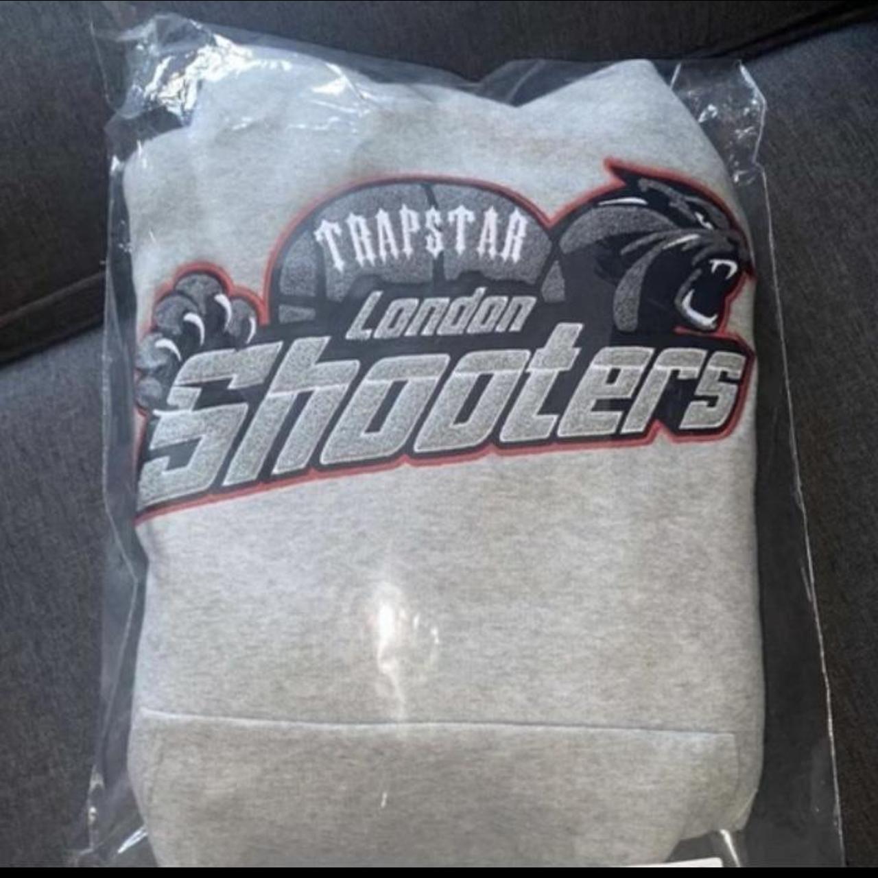 Red and grey TRAPSTAR SHOOTERS TRACKSUIT( fullset) - Depop