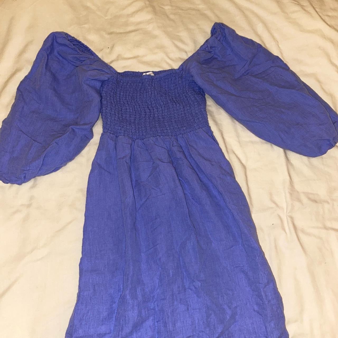 PURPLE COTTAGE-CORE DRESS Urban outfitters -... - Depop