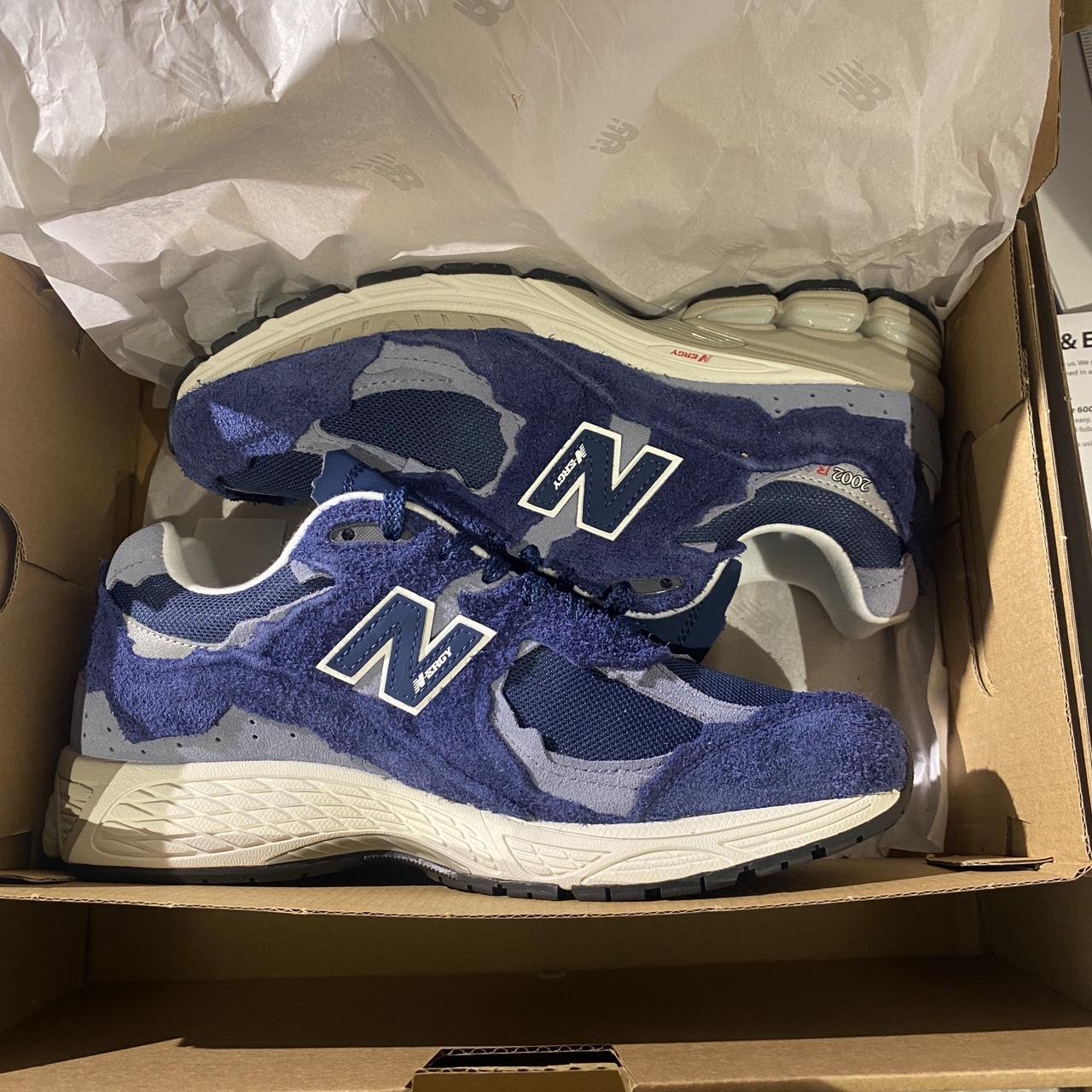New Balance 2002r protection pack Navy blue New... - Depop
