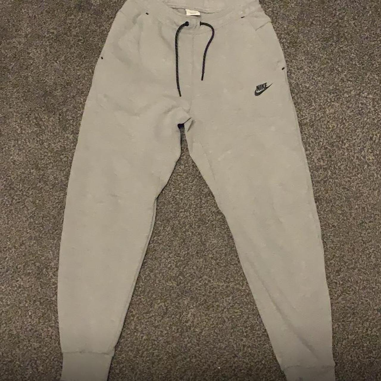 Grey Nike Tech Tracksuit Bottoms Size Smallgreat Depop