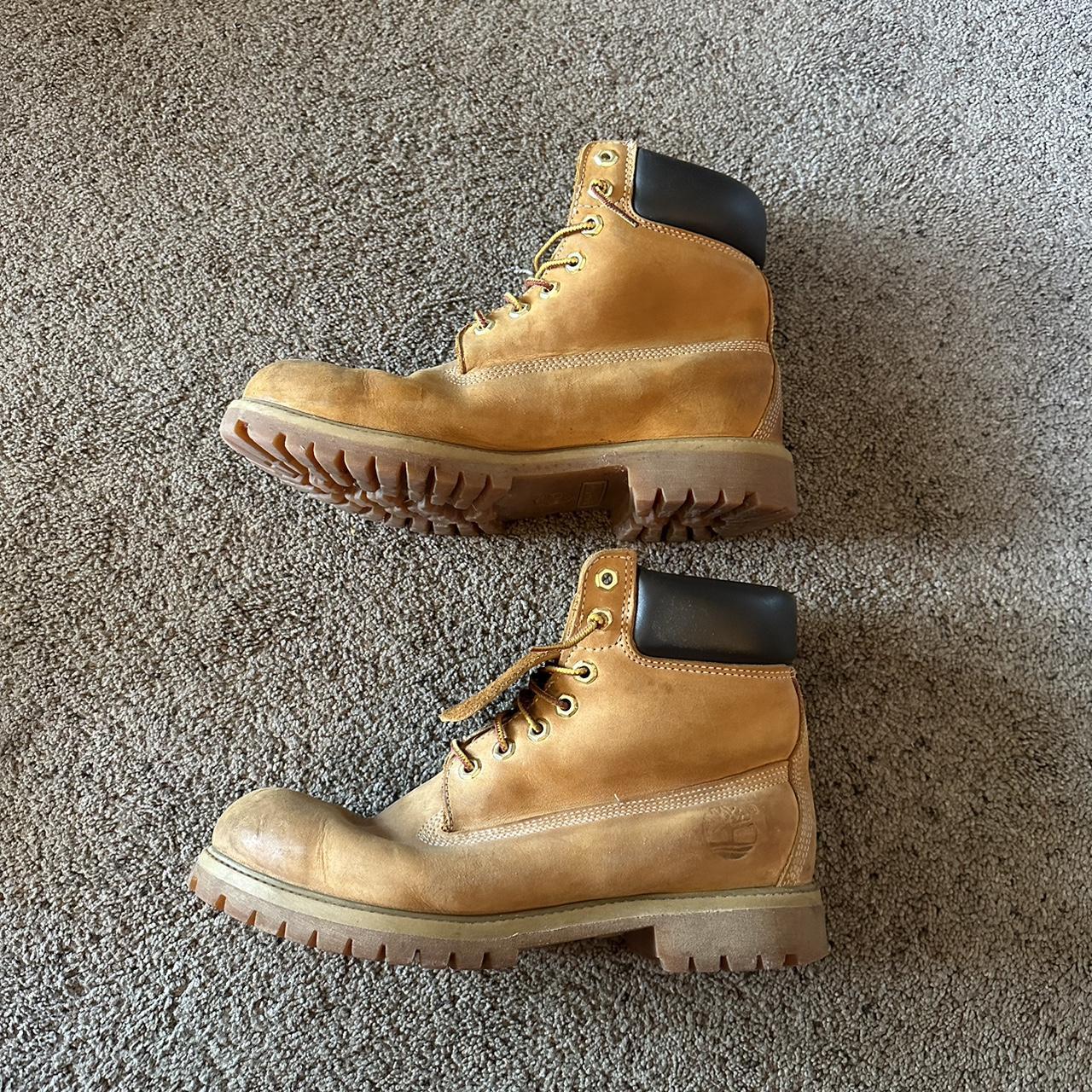Timberland 6-Inch Boots Good Condition Lots of life... - Depop