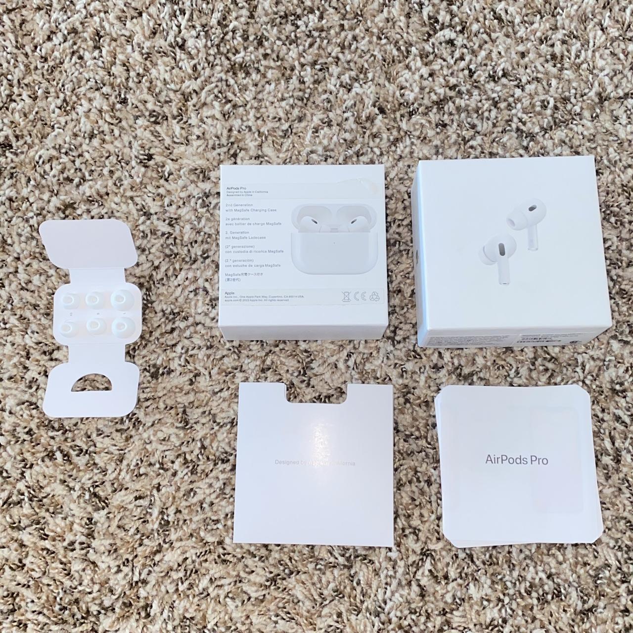 AirPods Pro (2nd generation) box only w/ manual and... - Depop