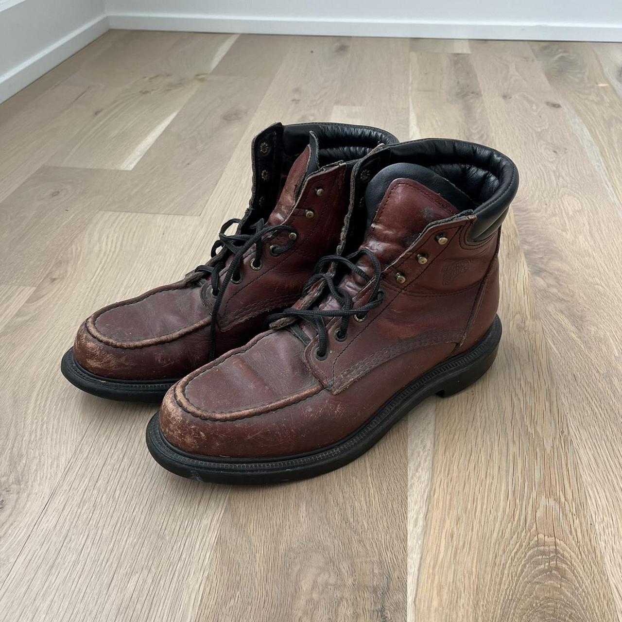 Vintage Red Wing Boots USA Made. Men’s 10.5 - Depop