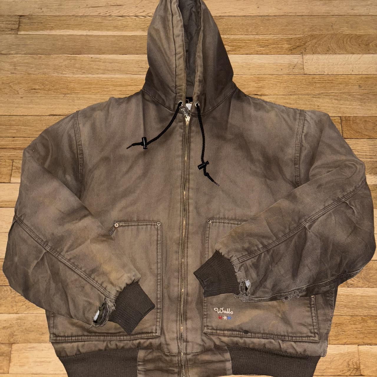 DISTRESSED WALLS ZERO-ZONE JACKET Size Large - Depop