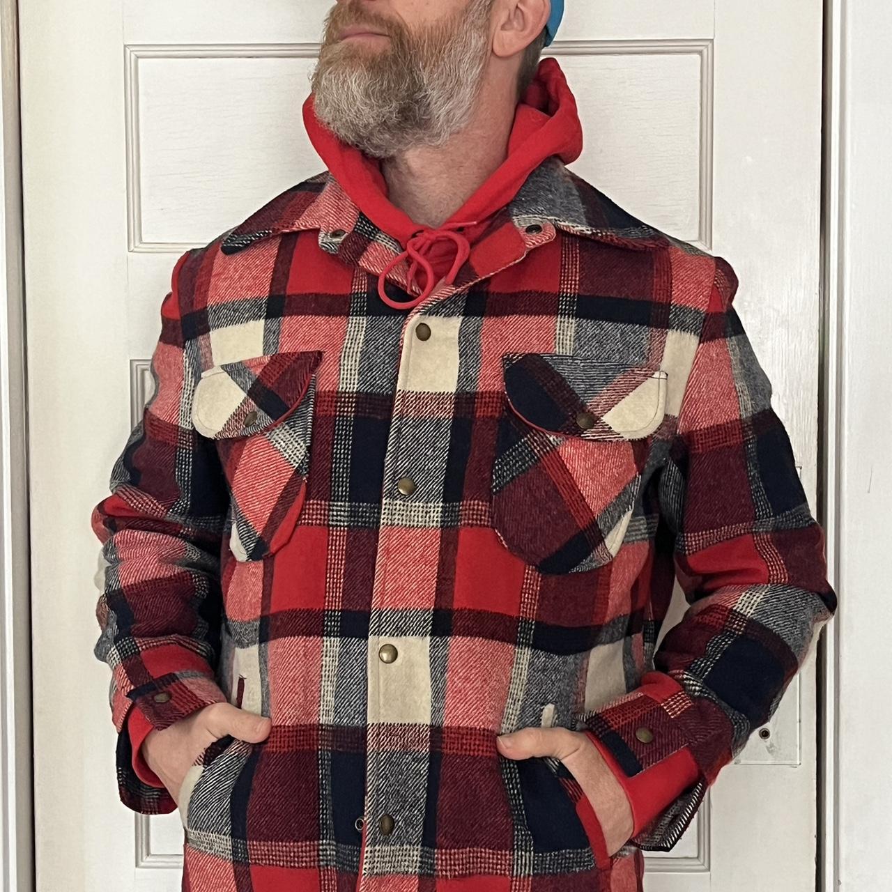 Catalina Plaid Jacket Vintage 60’s classic plaid... - Depop