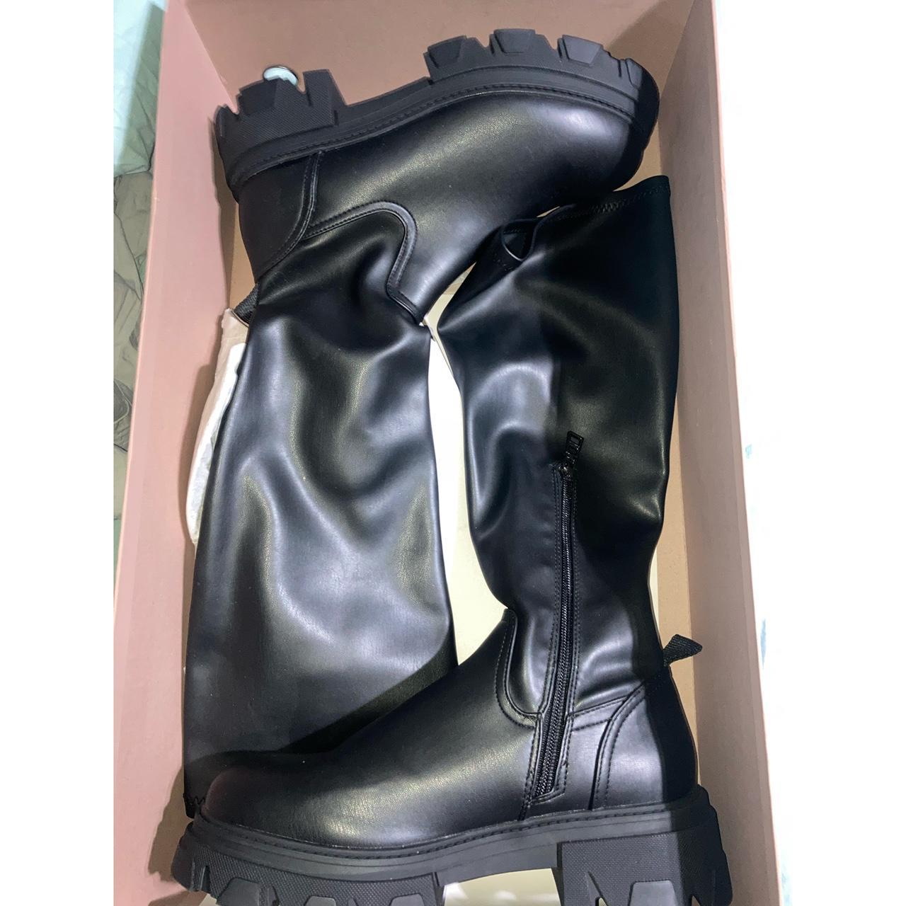 Carvela explorer Black knee-high boots... | Depop