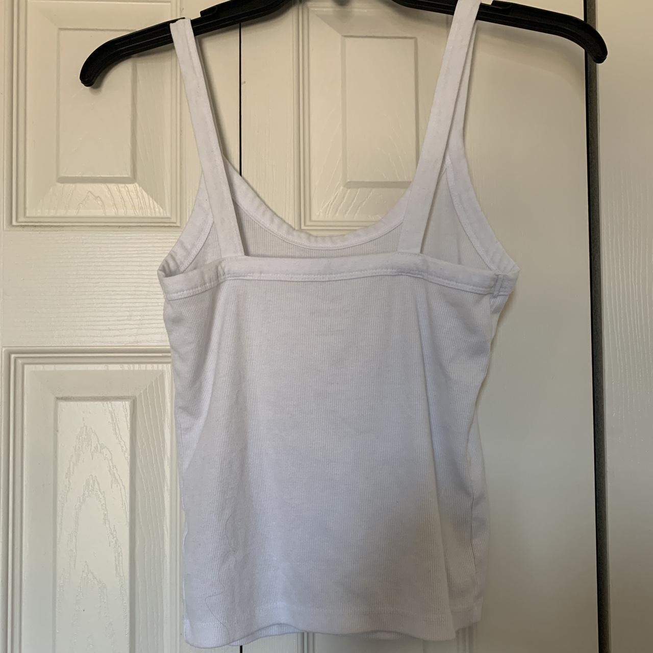 Wild Fable Women's White Vest | Depop