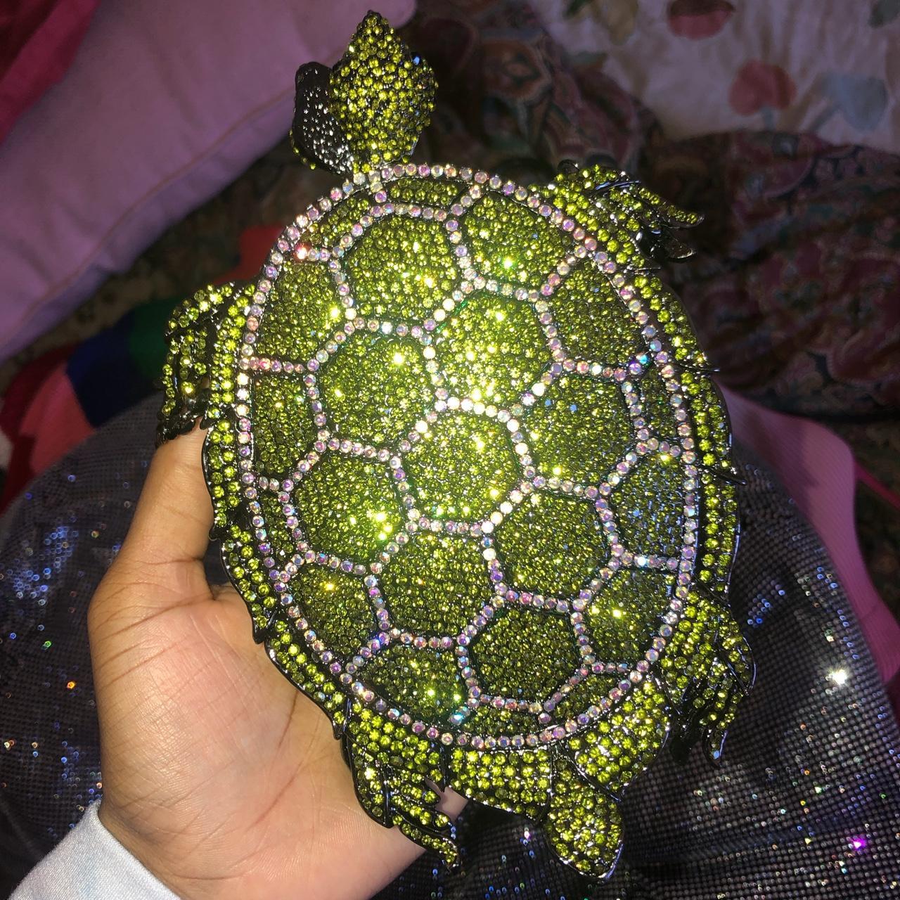 Rhinestone Turtle purse Brand new! Super sparkly-... - Depop