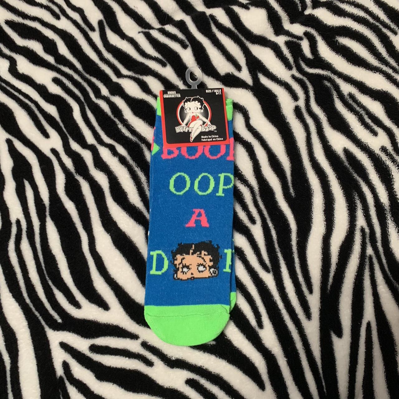 Betty Boop NWT Y2K Scene Socks From 2014... - Depop