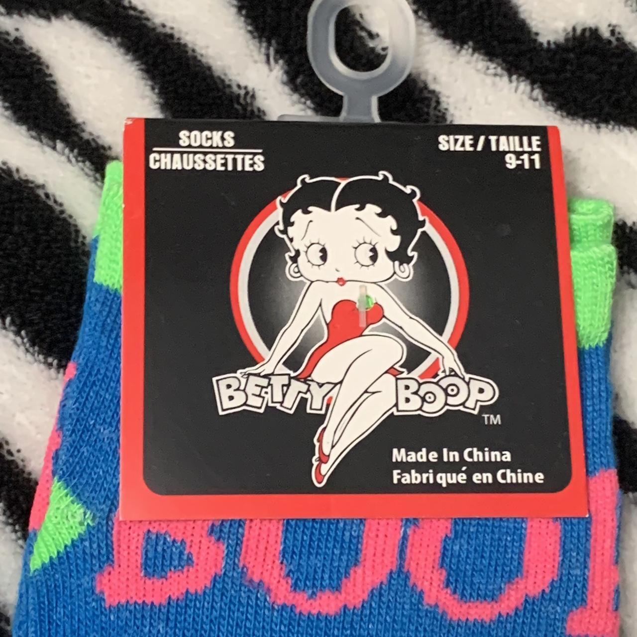 Betty Boop NWT Y2K Scene Socks From 2014... - Depop