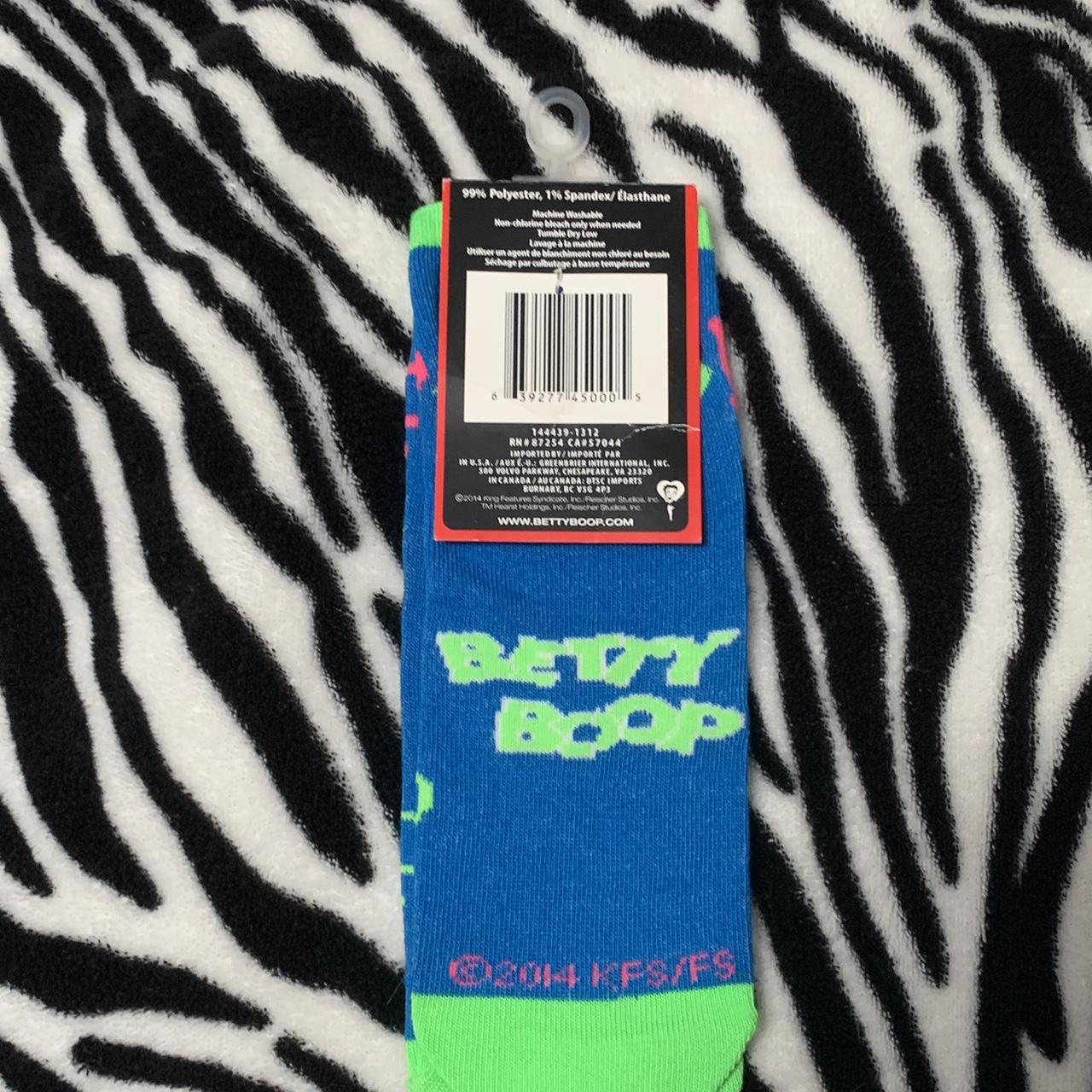 Betty Boop NWT Y2K Scene Socks From 2014... - Depop
