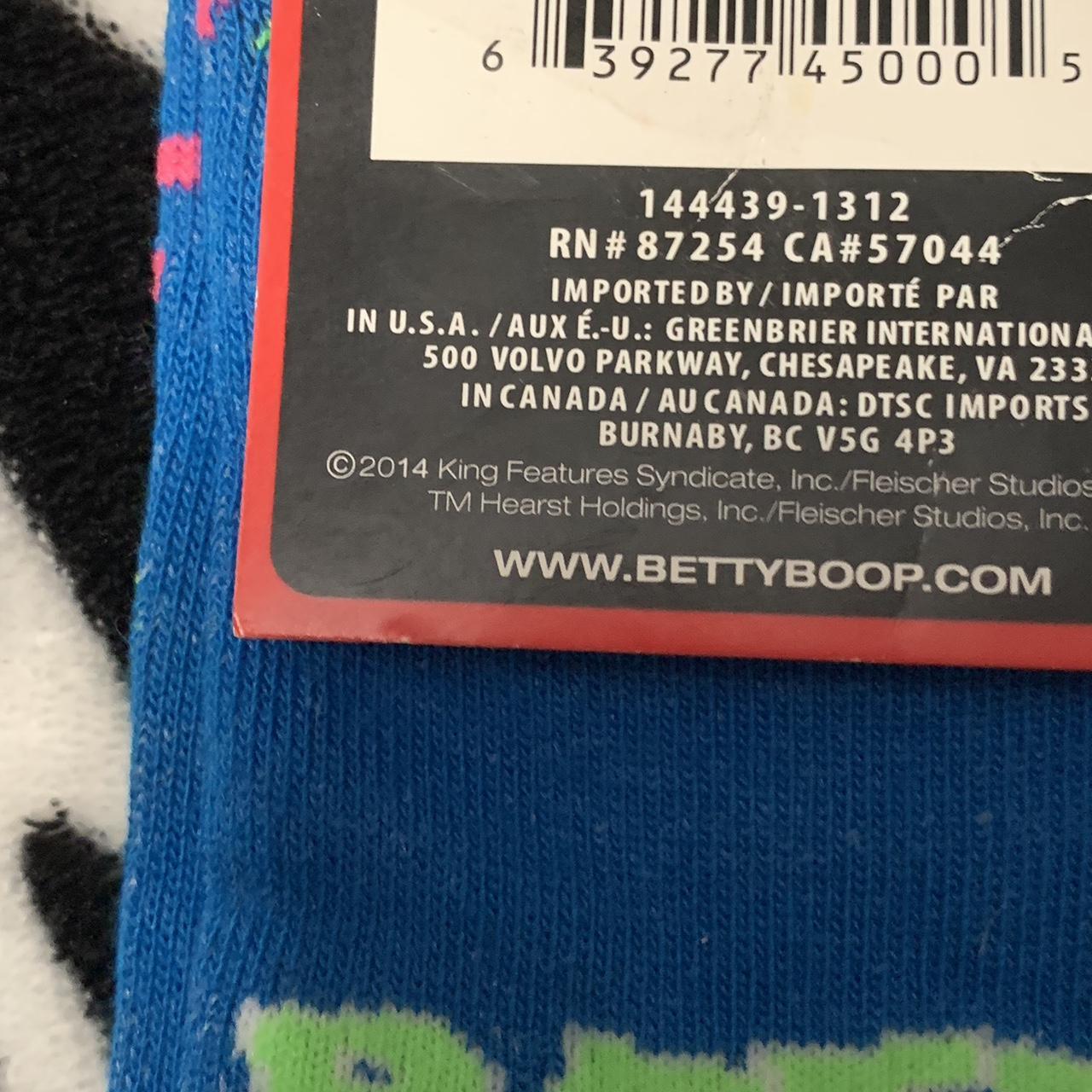 Betty Boop NWT Y2K Scene Socks From 2014... - Depop