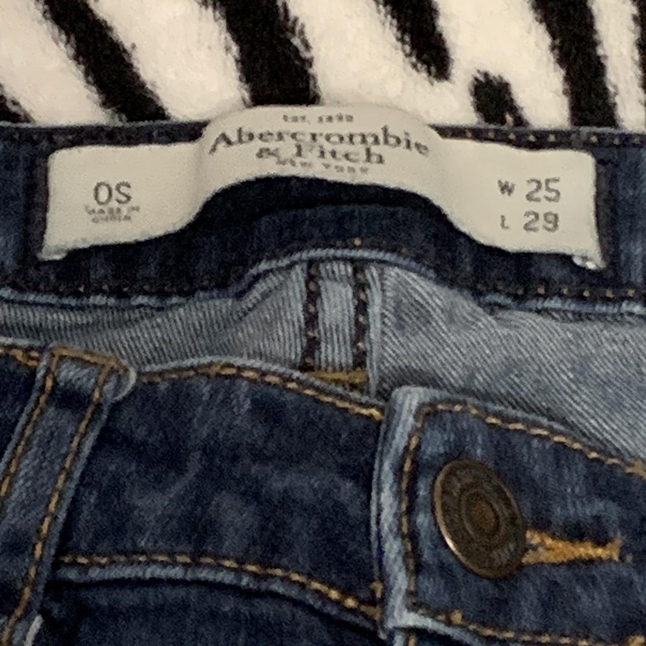 Abercrombie And Fitch Y2K Skinny Jeans As Is On Back... - Depop