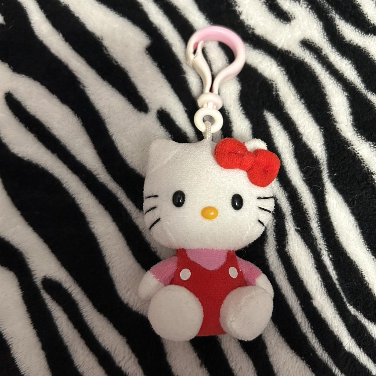 Hello Kitty Y2K Plush Key Chain As Is Shipping... - Depop