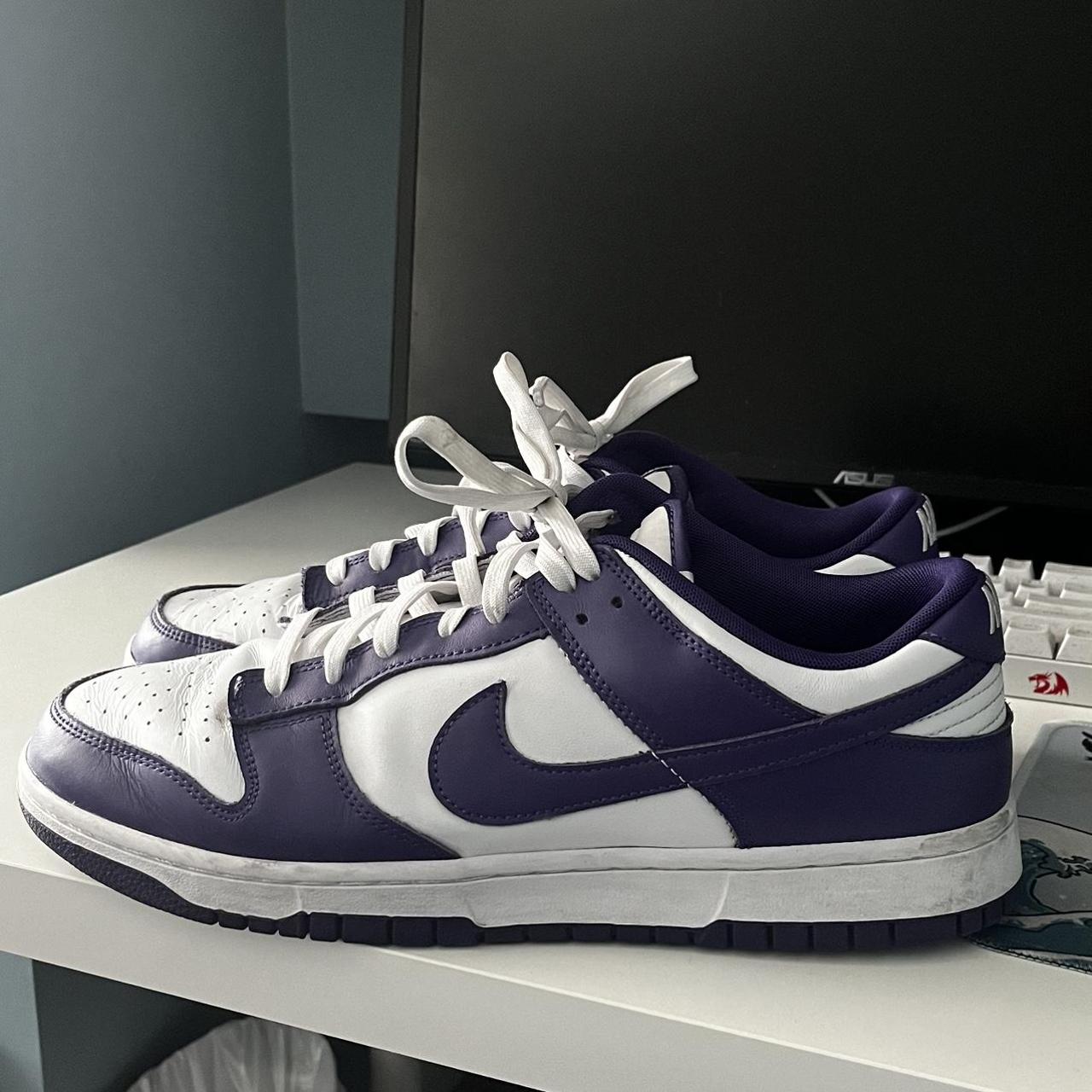Nike Championship Court Purple Dunks Size... - Depop