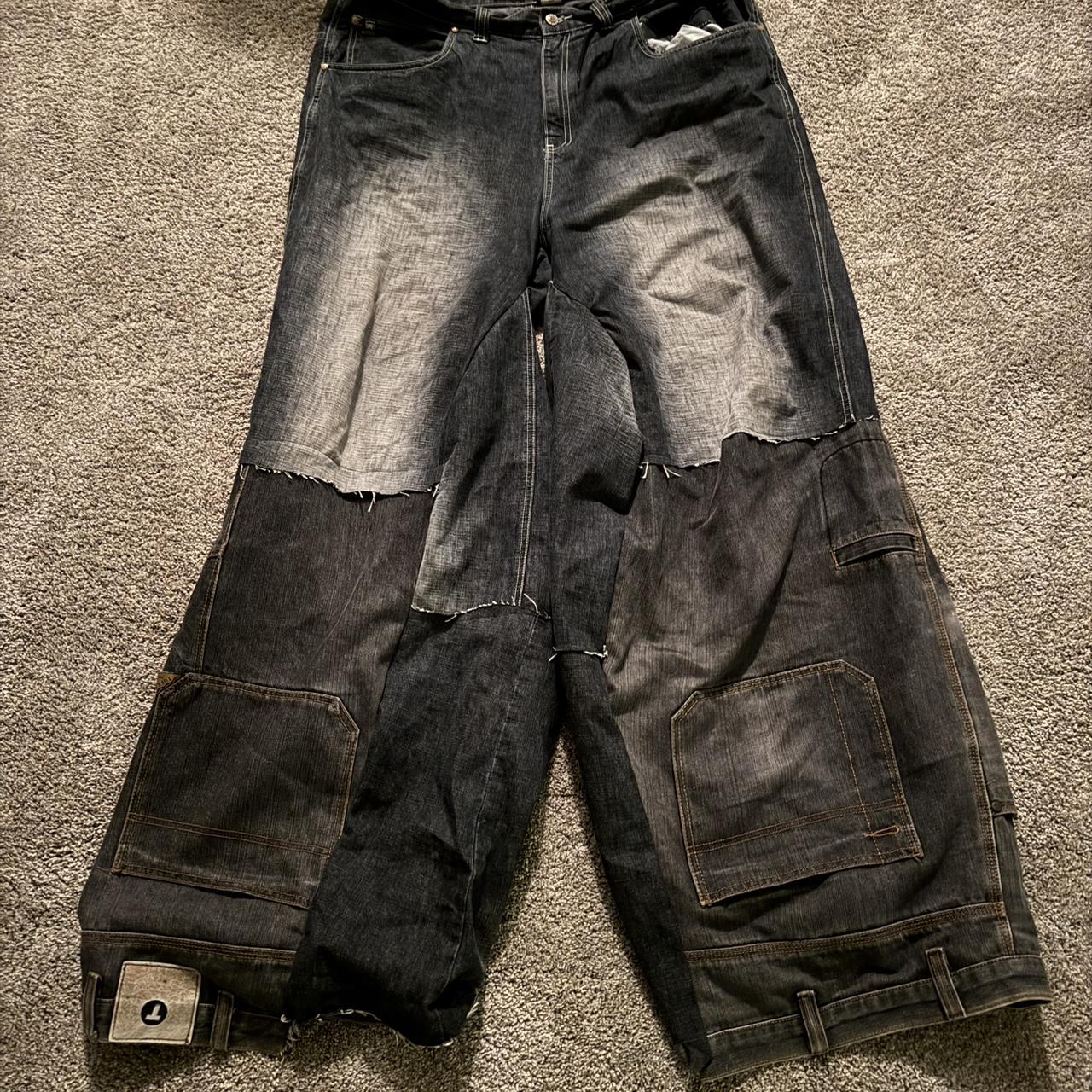 Absolutely colossal pair of homemade jeans, I call... - Depop
