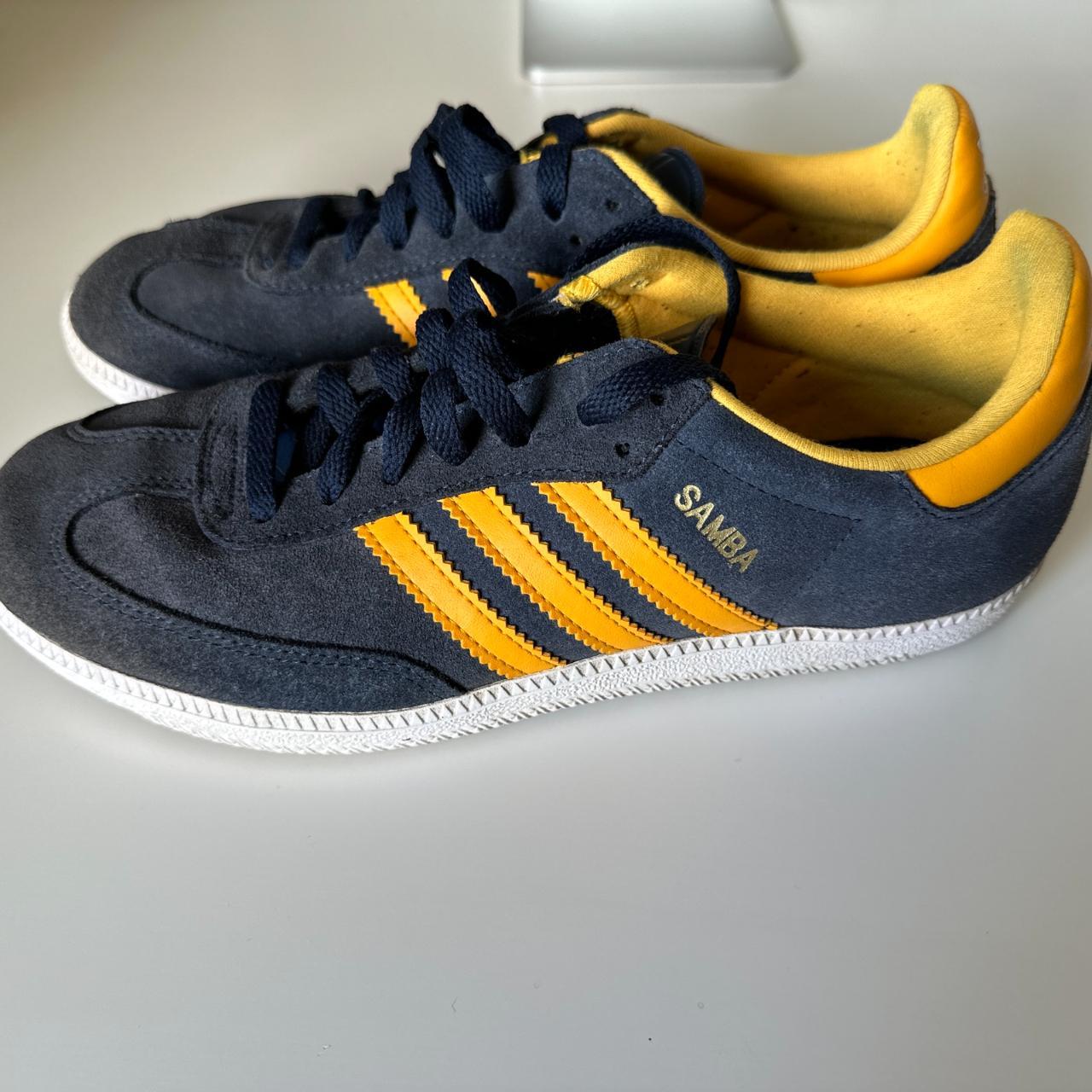 Adidas Originals Samba OG Size UK 8 Navy Blue... - Depop