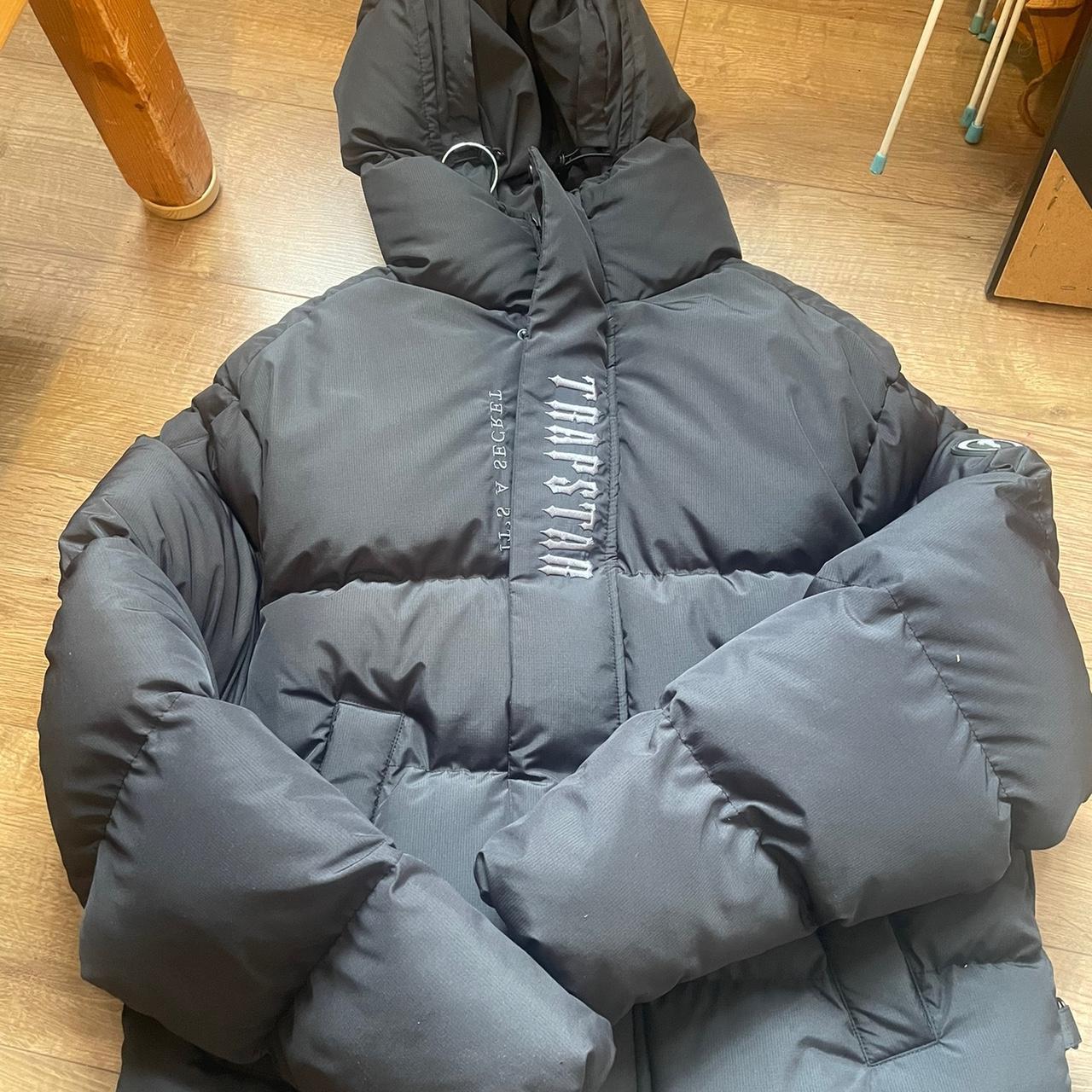 TRAPSTAR Decoded hooded puffer 2.0 Brand new TEXT... - Depop