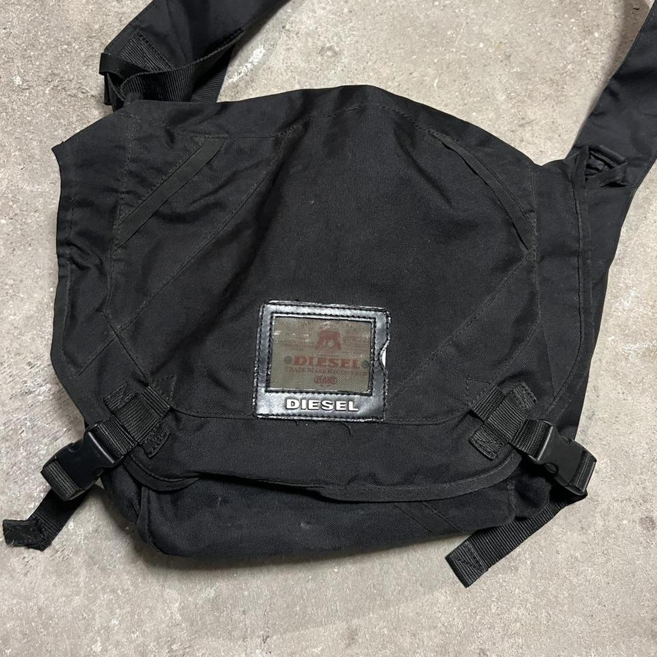 Vintage diesel side crossbody bag Sliding Tag on... - Depop