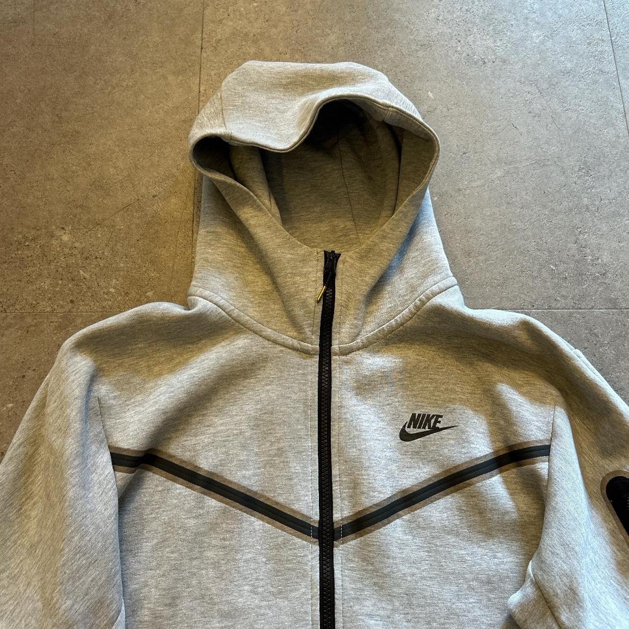 Nike tech fleece grey hoodie #streetwear #fleece #grey - Depop