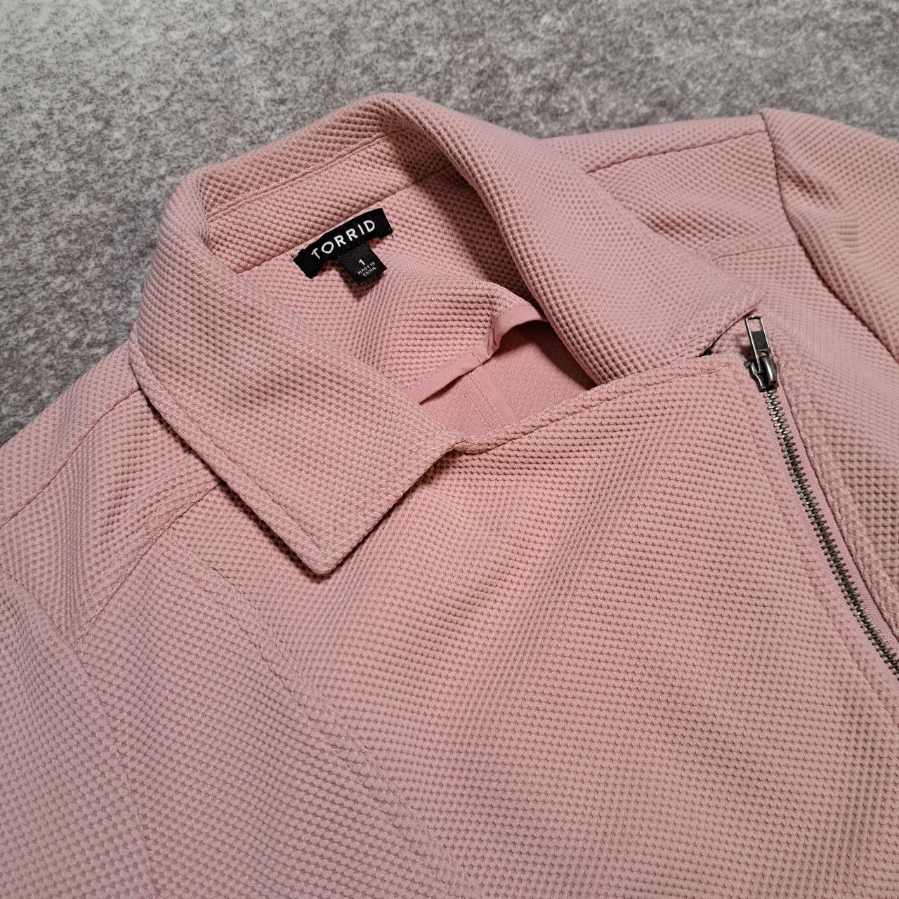 Torrid Asymmetrical Stretchy Textured Scuba Moto... - Depop