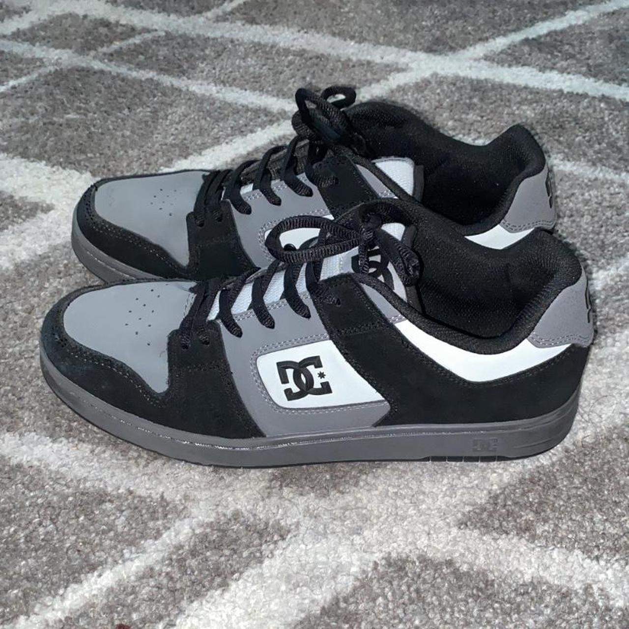 DC Shoes Men's Black and Grey Trainers | Depop