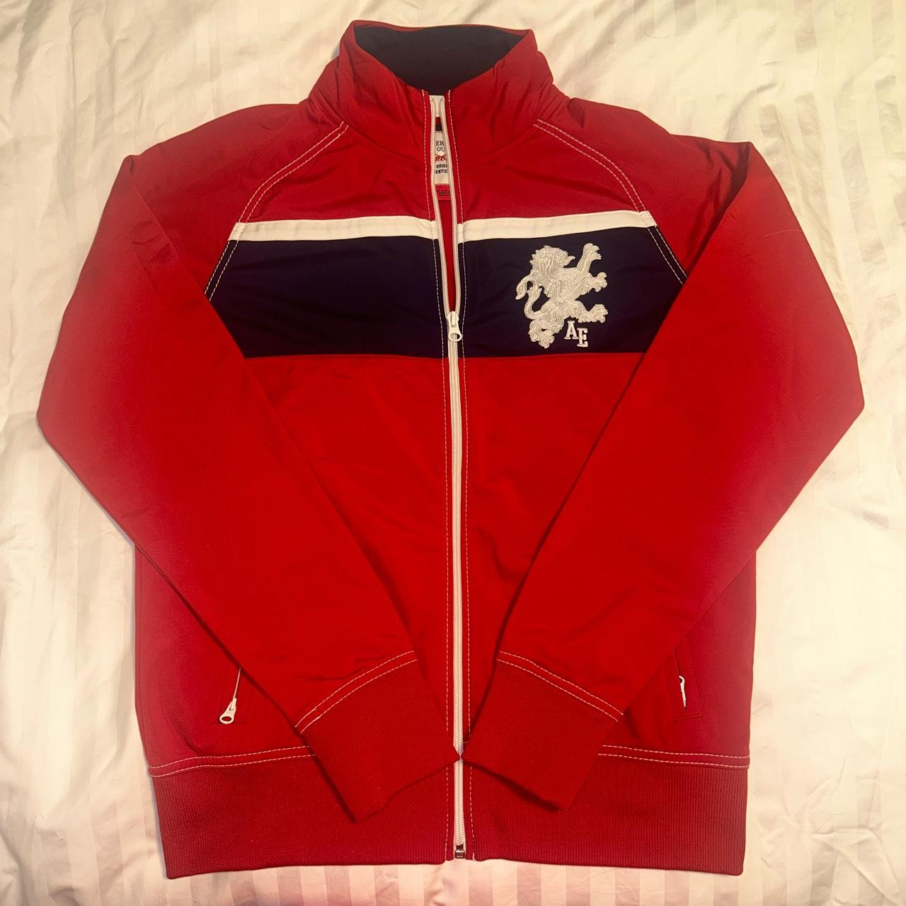 American Eagle Varsity Jacket never worn, no tags - Depop