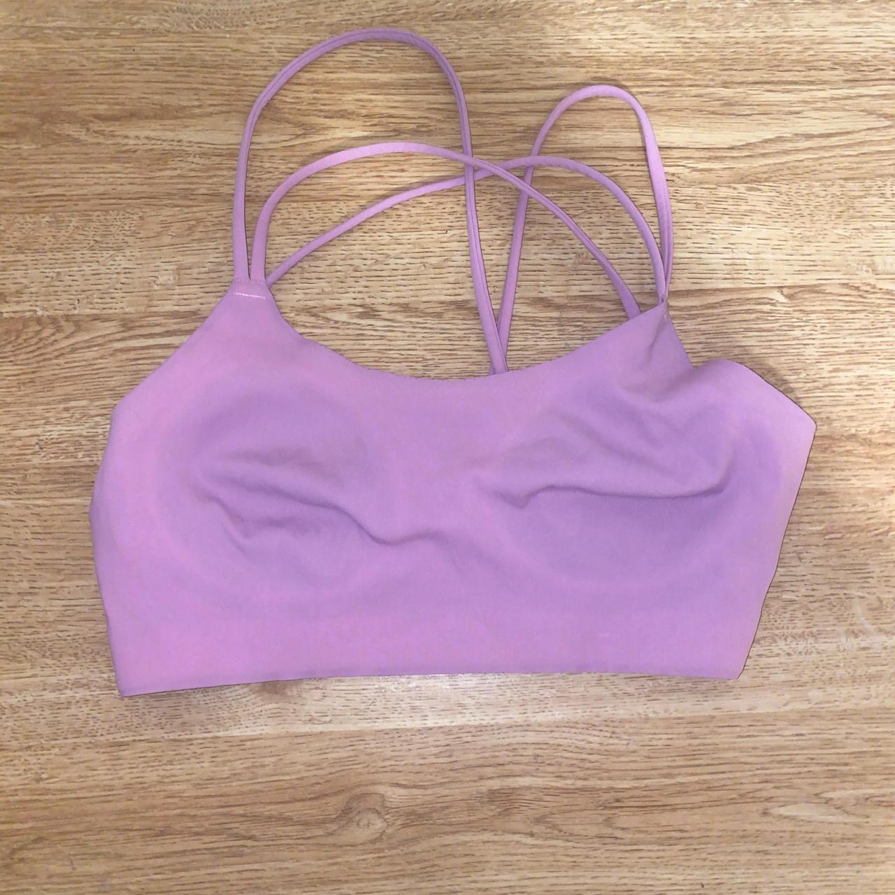 Pink offline aerie strappy sports bra - Depop