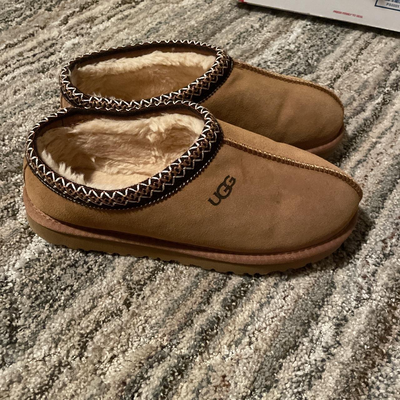 Womens Ugg Tasman Tan Slippers - Depop