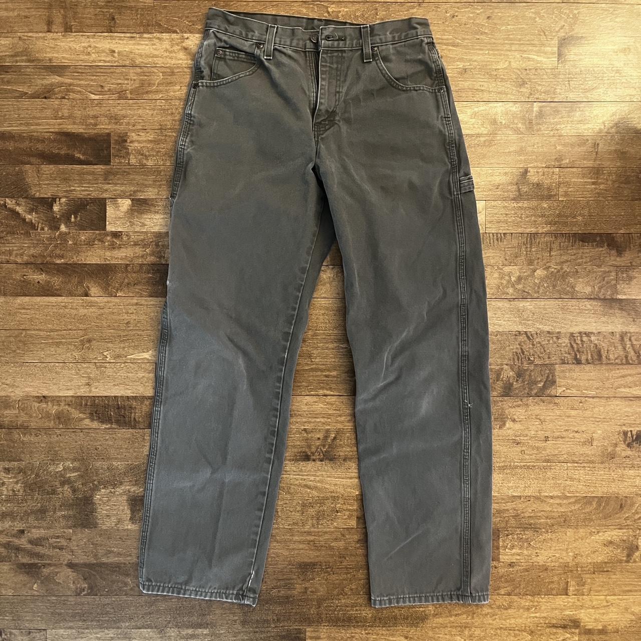 Dark green dickies carpenter pants, size: 30x32 - Depop