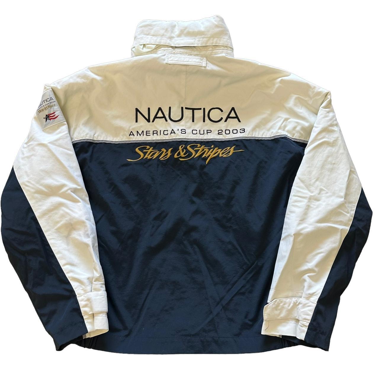vintage 03 nautica sailing jacket XL. essential... - Depop