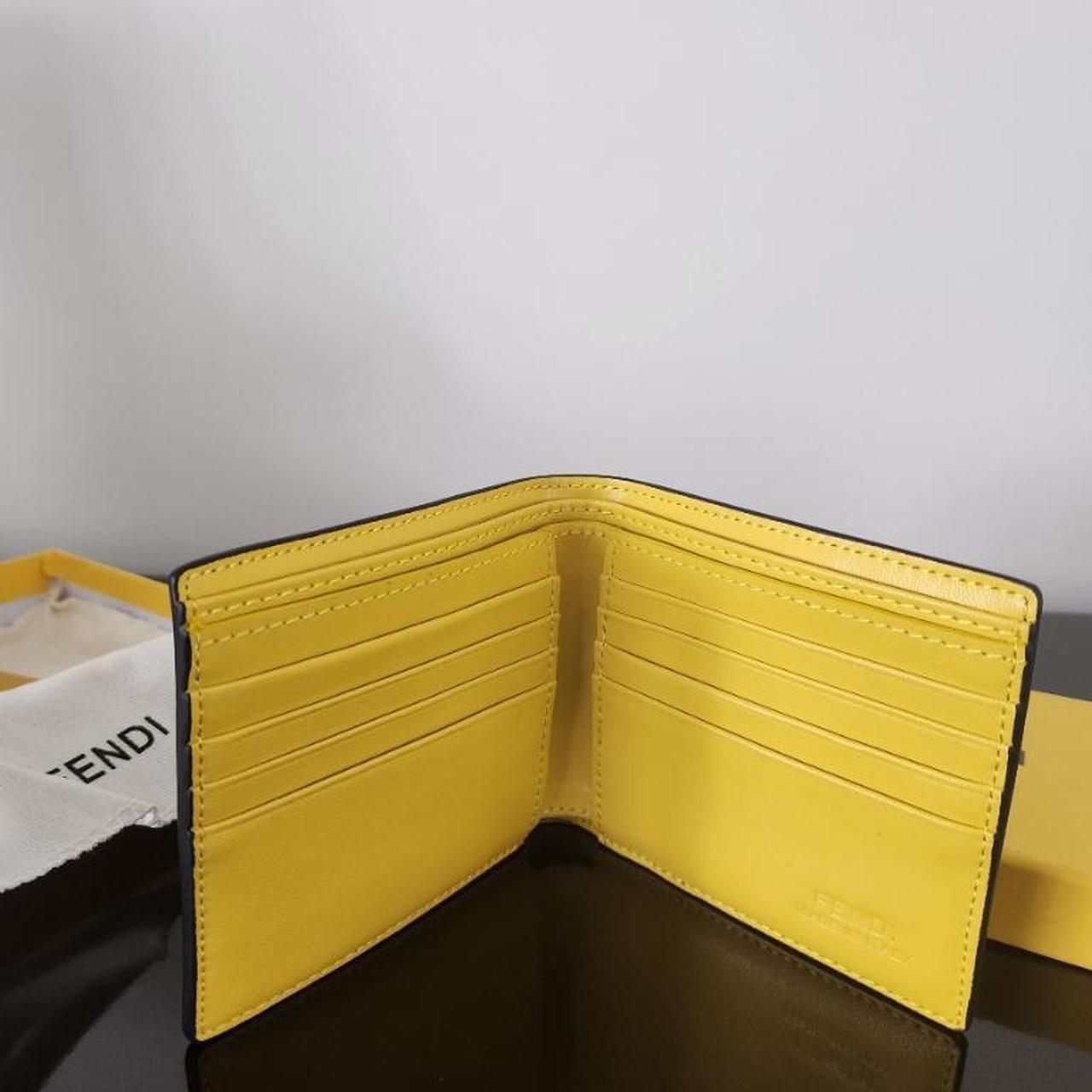 Men's Brown and Yellow Wallet-purses | Depop