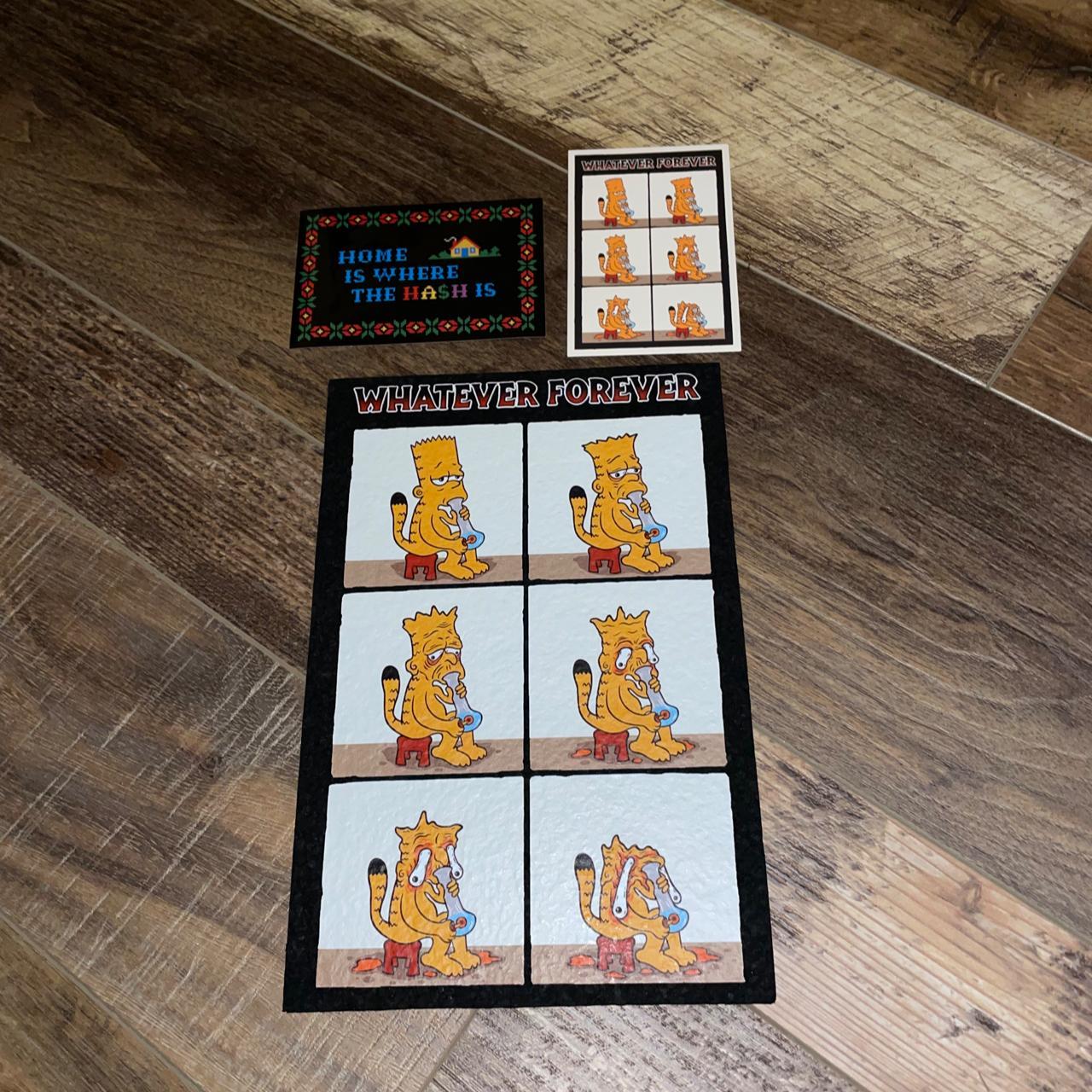 GZ1 Whatever Forever x Moodmat Stoned Again Moodmat... - Depop