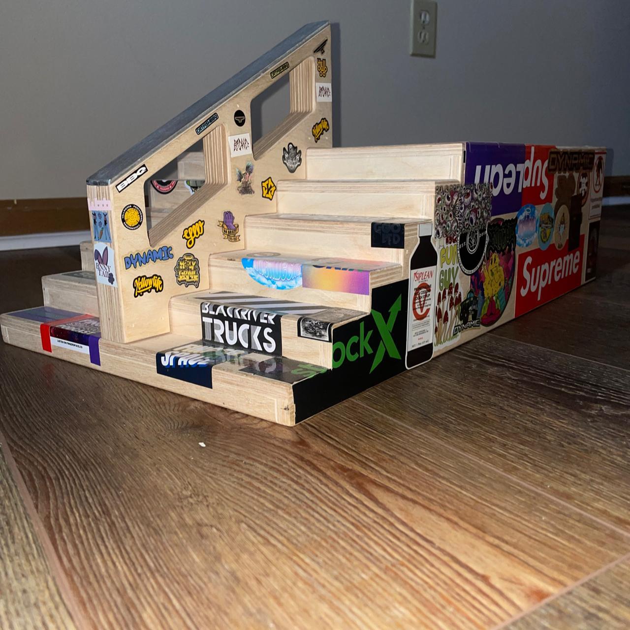 Professional Fingerboard wood obstacle HollyWood... - Depop