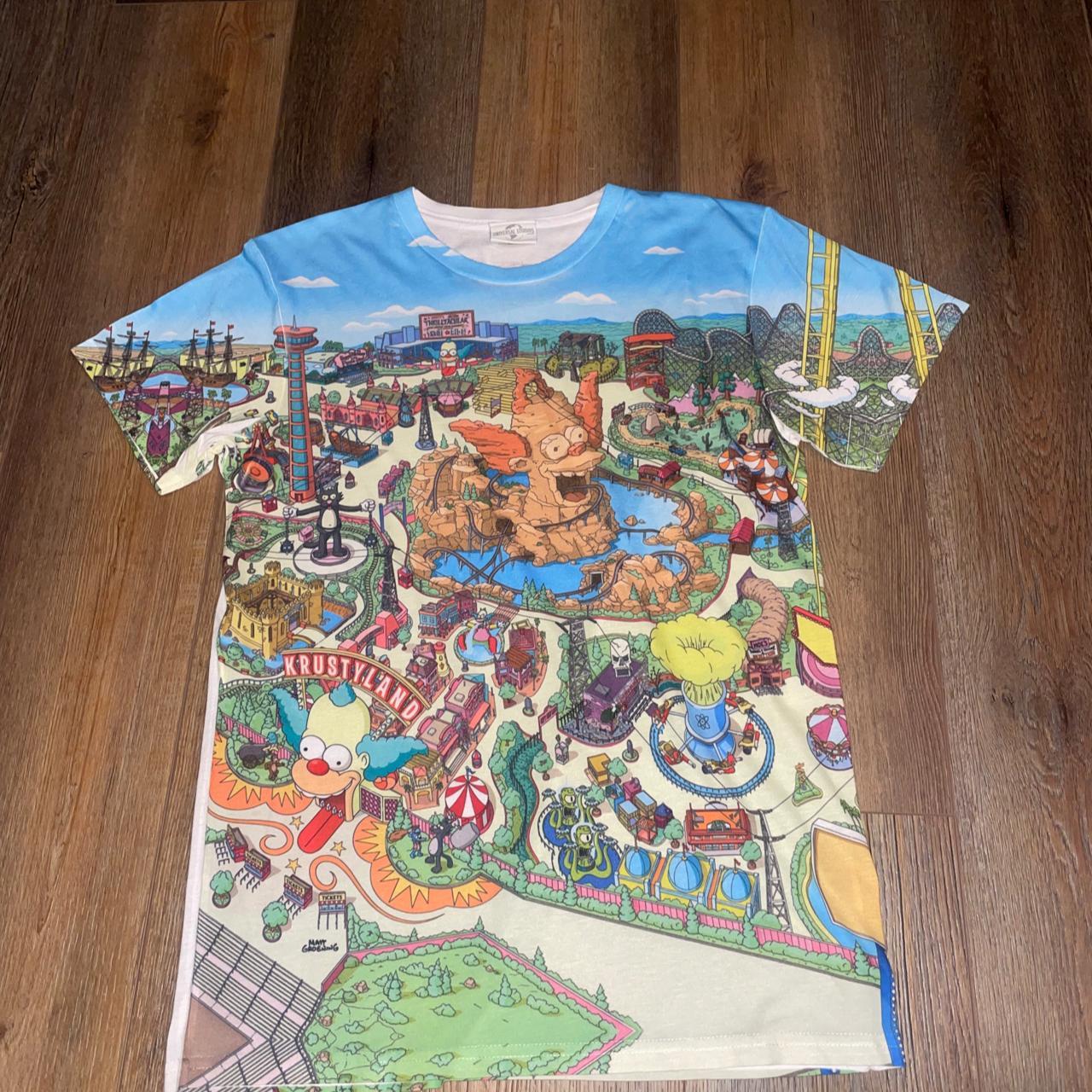 The Simpsons Universal Studios Merch " Krusty Land "... - Depop
