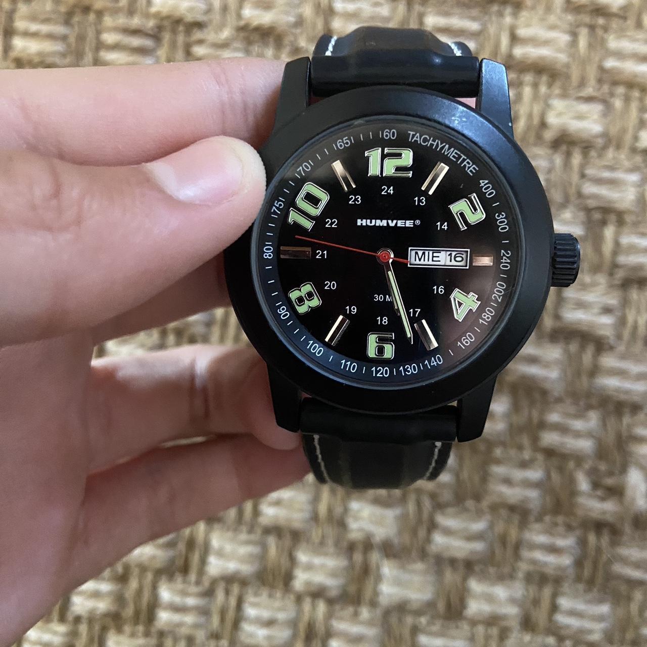 Men's Black and Grey Watch | Depop