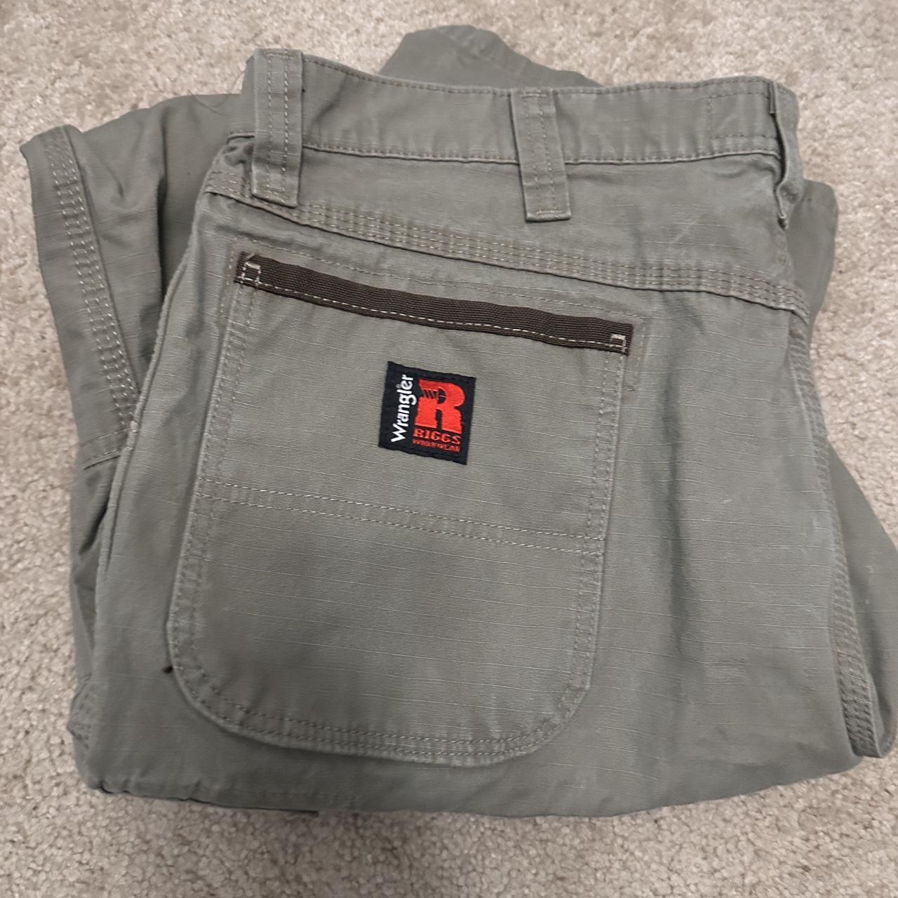 wrangler riggs carpenter double knee pants these... - Depop