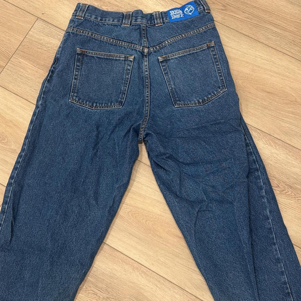 Dark blue polar big boy old logo jeans, Great... - Depop