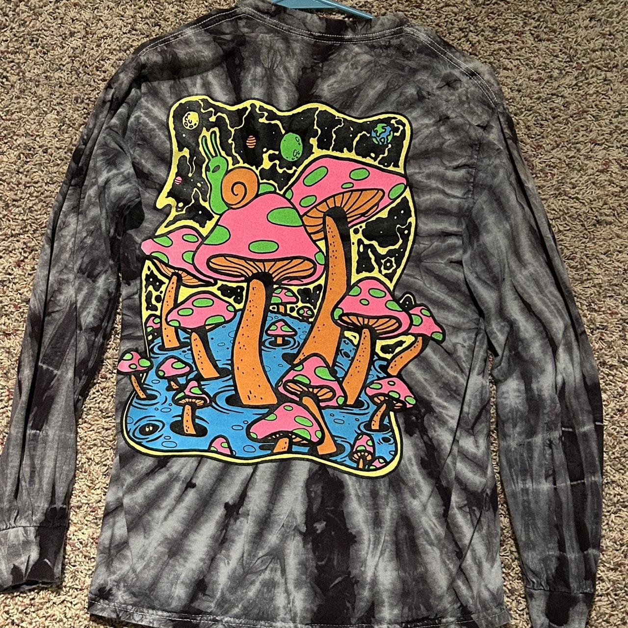 size men’s small long sleeve with cool back print -... - Depop