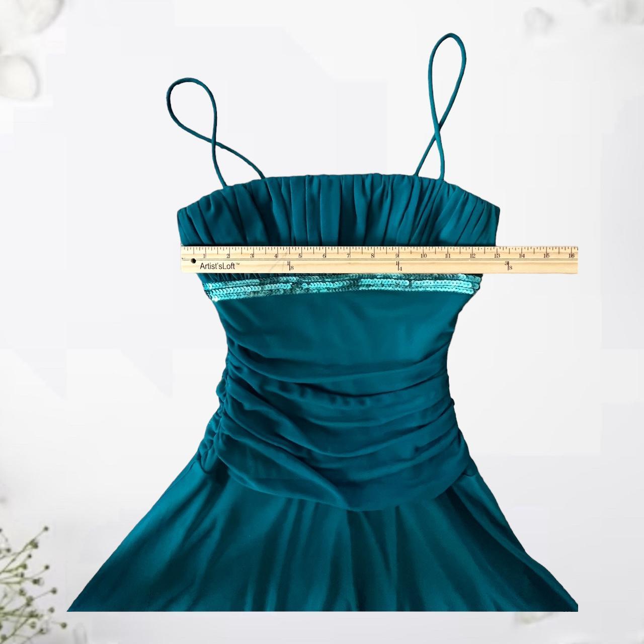 Green teal Y2K Fairycore Dress 💕 This dress is so... - Depop