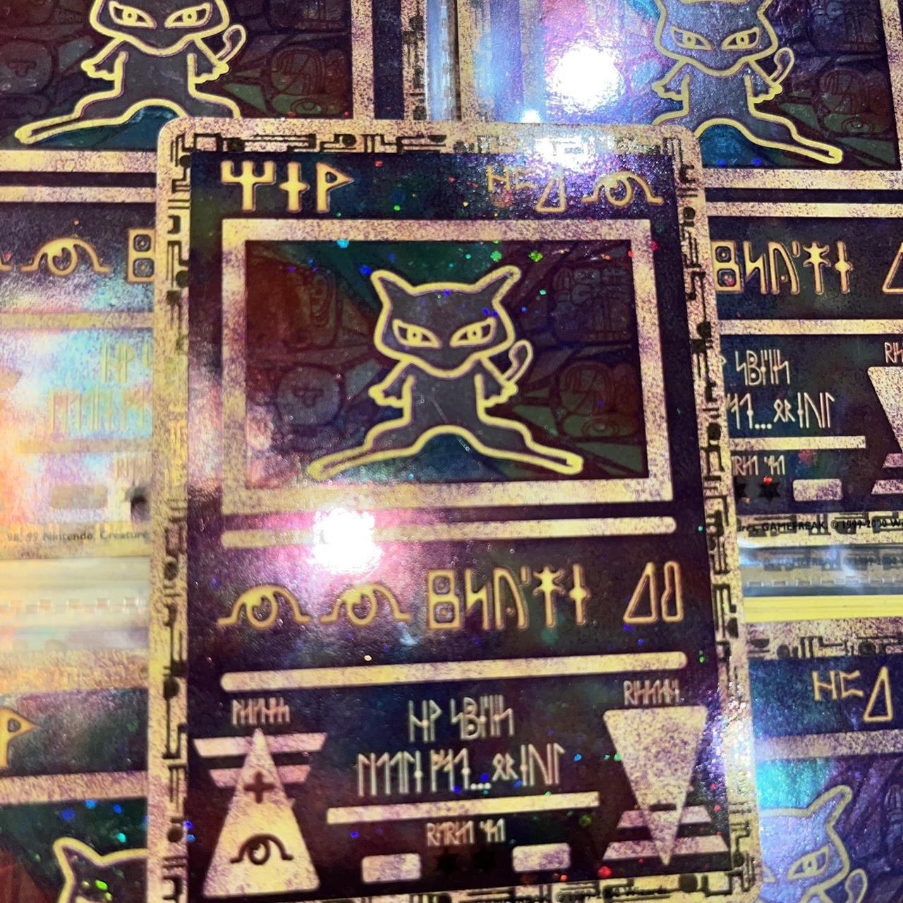 rare Mewtwo pokemon holo foil card from the Japanese... | Depop