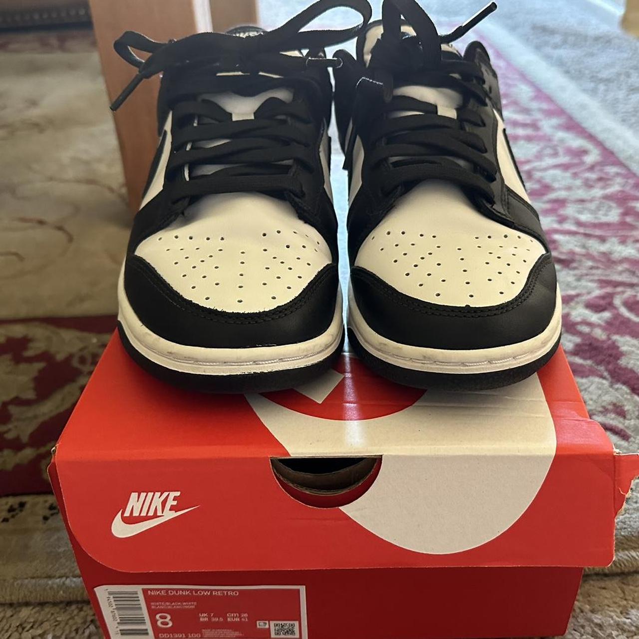 NIKE PANDA DUNKS unisex sizing women’s 9.5/ men’s... - Depop