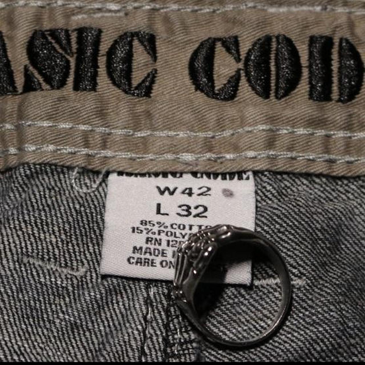 (Mens 42) Vintage Basic code jeans with back... - Depop