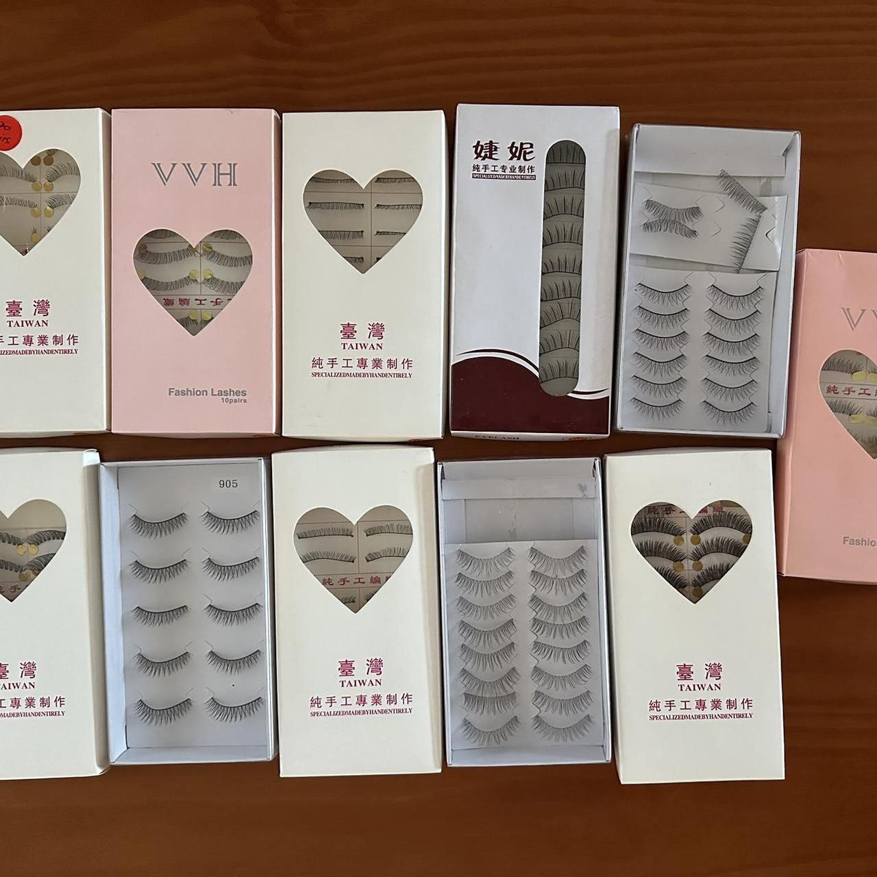 Brand new strip lashes - all natural. Top and bottom... - Depop