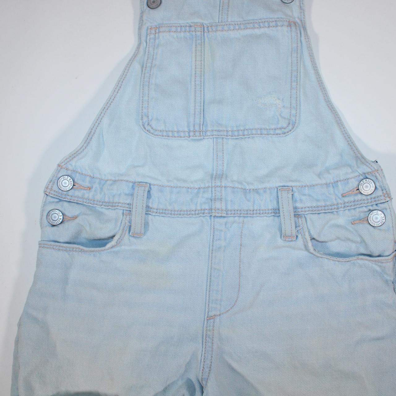 +Retro Denim Cut Off Overalls +Light Denim/Comfy... - Depop